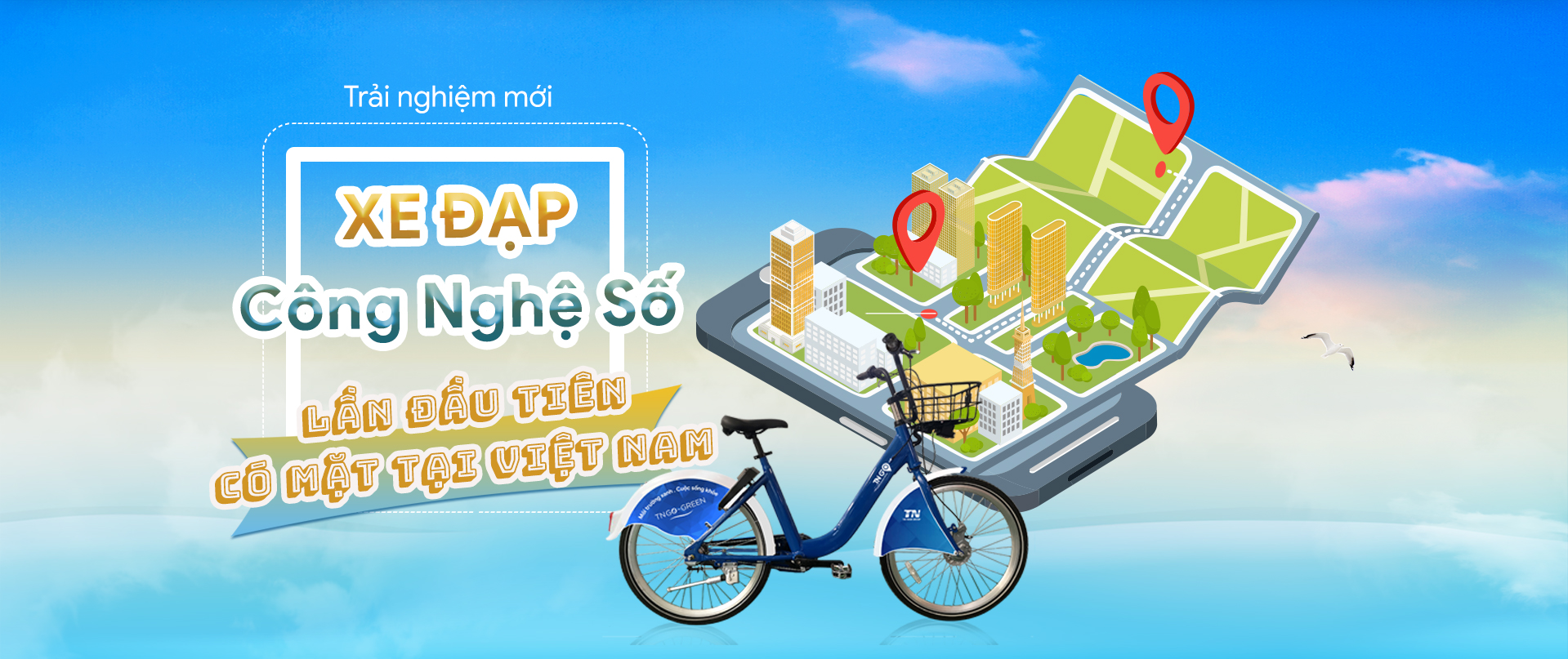TNGO - Xe đạp công nghệ số